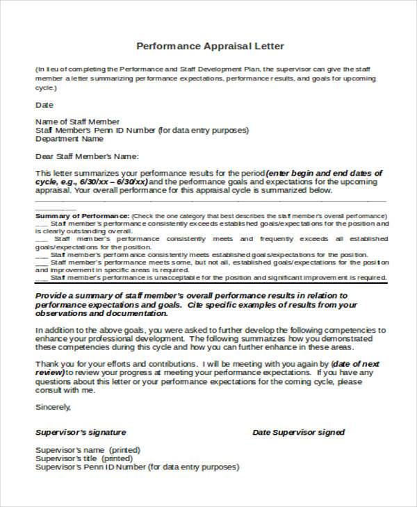 FREE 29+ Sample Appraisal Formats in PDF | MS Word | Excel