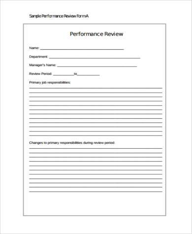 FREE 8+ Sample Management Appraisal Forms in PDF | MS Word