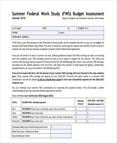 FREE 7+ Sample Personal Assessment Forms in PDF | MS Word