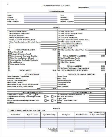 FREE 8+ Sample Personal Statement Forms in PDF | MS Word | Excel