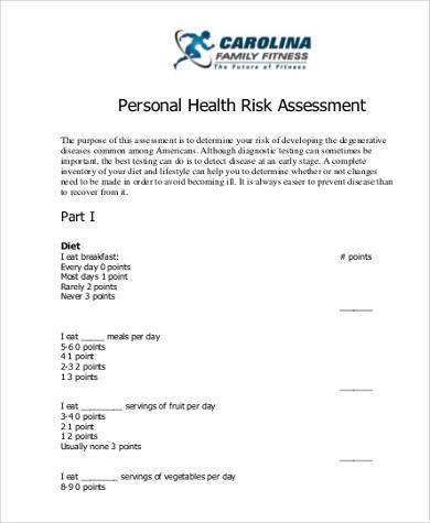 FREE 32+ Sample Risk Assessment Forms in PDF | MS Word | MS Excel