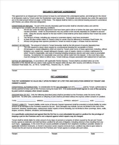 FREE 10+ Sample Pet Agreement Forms in PDF | MS Word