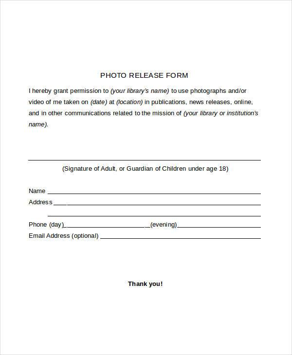 FREE 41+ Release Form Samples, PDF, MS Word, Google Docs