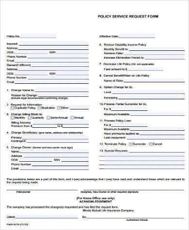 FREE 12+ Service Request Form Samples, PDF, MS Word, Google Docs