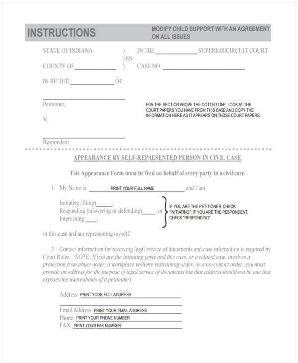 FREE 9+ Sample Child Support Agreement Forms in PDF | MS Word