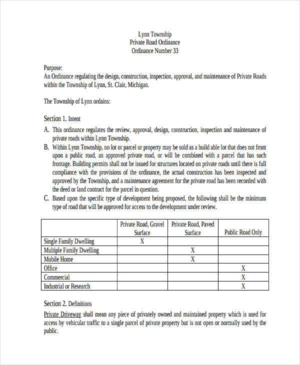 FREE 9+ Road Maintenance Agreement Forms in PDF | MS Word
