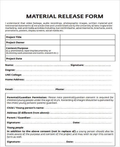 FREE 8+ Sample Construction Release Forms in PDF | MS Word