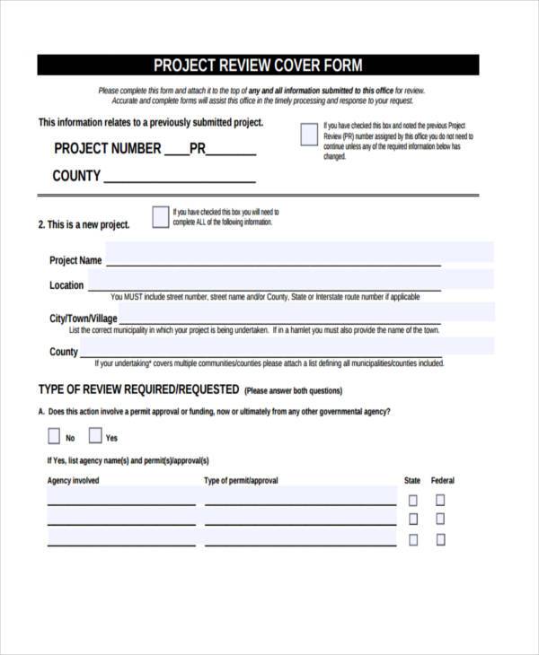 FREE 8+ Sample Project Review Forms in PDF | MS Word | Excel