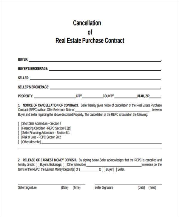 FREE 8+ Real Estate Contract Forms in PDF | MS Word