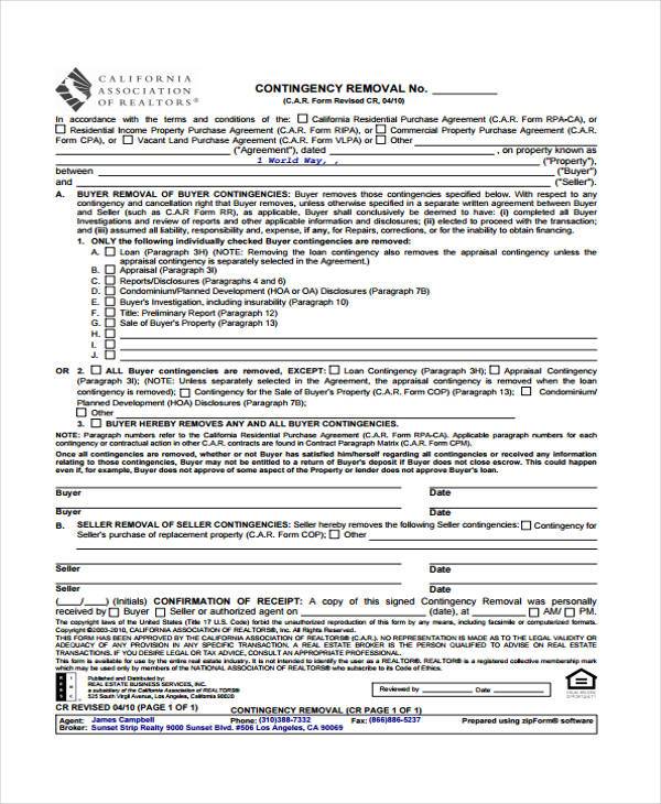 FREE 9+ Real Estate Release Forms in PDF | MS Word