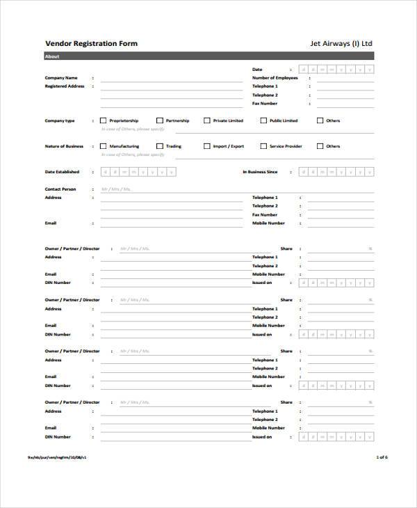 FREE 10+ Sample Vendor Evaluation Forms in PDF | MS Word