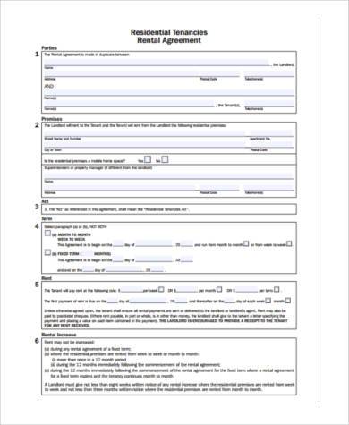 FREE 9+ Sample Rental Deposit Forms in PDF