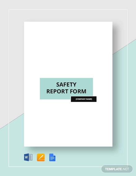 FREE 14+ Safety Report Form Samples, PDF, MS Word, Pages, Google Docs