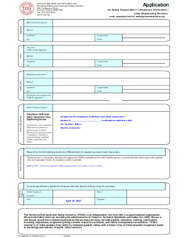 FREE 9+ Sample Safety Assessment Forms in PDF | MS Word | Excel