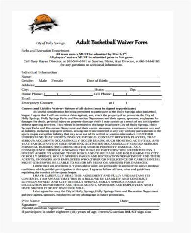FREE 10+ Sample Waiver Forms in PDF | MS Word | Excel