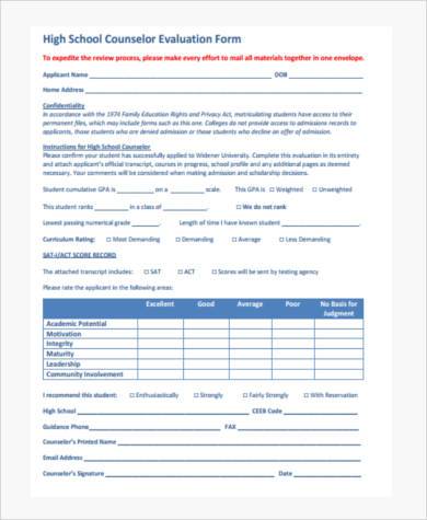 FREE 14+ School Counseling Form Samples, PDF, MS Word, Google Docs