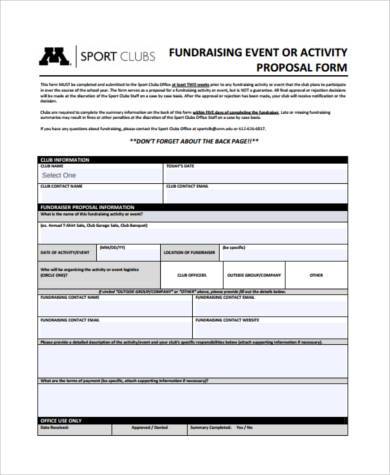 FREE 13+ School Proposal Form Samples, PDF, MS Word, Google Docs