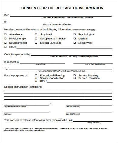 FREE 10+ Sample School Information Forms in PDF | MS Word | Excel