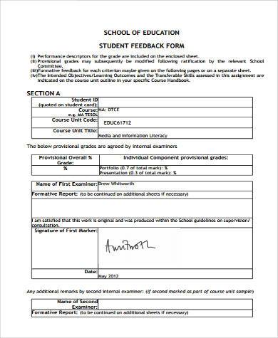 FREE 14+ School Report Form Samples, PDF, MS Word, Google Docs, Excel