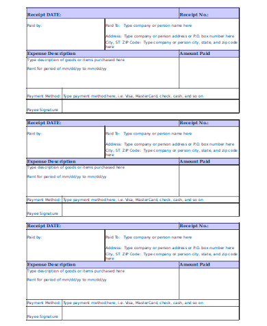 FREE 14+ Purchase Receipt Form Samples, PDF, MS Word, Google Docs, Excel