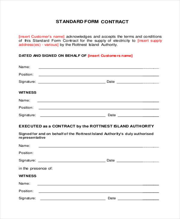 FREE 7 Sample Supply Contract Forms In PDF MS Word