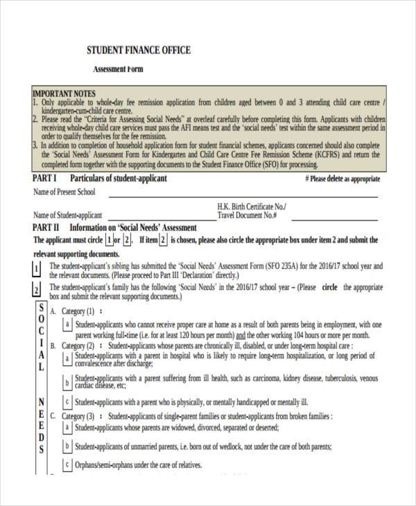 FREE 22+ Sample Self-Assessment Forms in PDF | MS Word | Excel