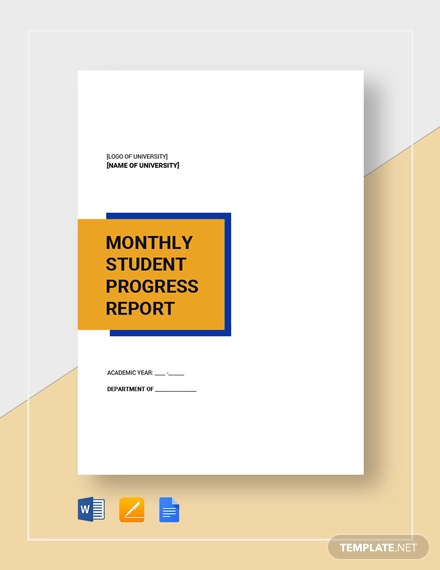 FREE 9+ Sample Student Report Forms in PDF | MS Word