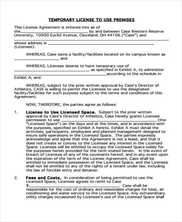 FREE 10+ License Agreement Forms in PDF | MS Word