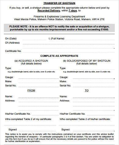 FREE 12+ Transfer of Ownership Form Samples, PDF, MS Word, Google Docs