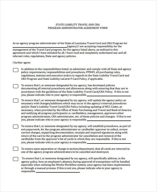 FREE 8+ Administration Agreement Forms in PDF | MS Word