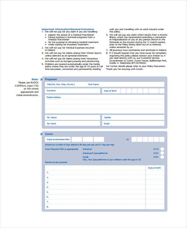 FREE 14+ Travel Proposal Forms in PDF | MS Word | Excel