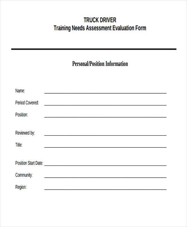 FREE 8+ Driver Assessment Forms in PDF | MS Word
