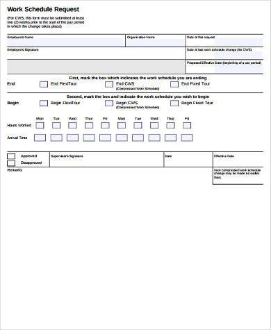 FREE 9+ Sample Work Request Forms in PDF | MS Word