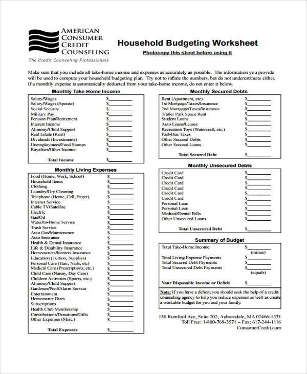FREE 49+ Budget Forms in PDF | MS Word | Excel