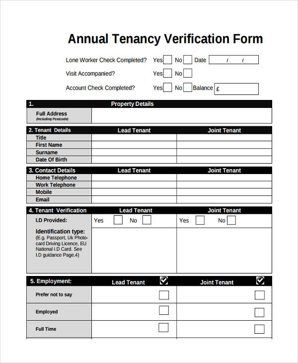 FREE 37+ Verification Forms in PDF