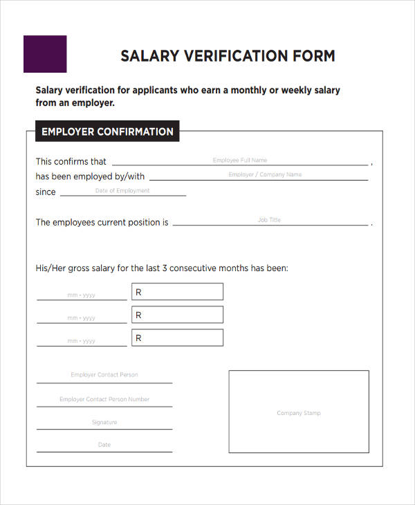 FREE 37+ Verification Forms in PDF