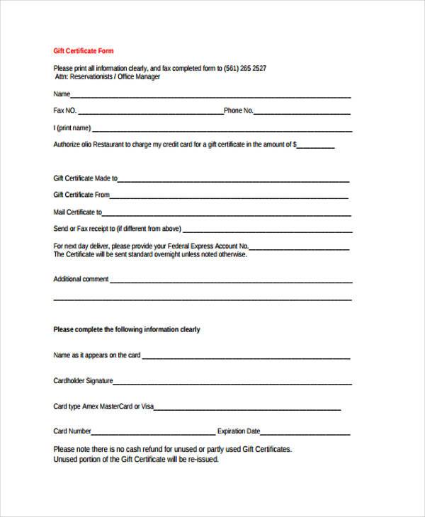 FREE 45+ Certificate Form Samples, PDF, MS Word, Google Docs