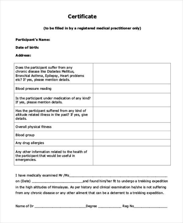 FREE 42+ Certificate Forms in PDF | MS Word | Excel