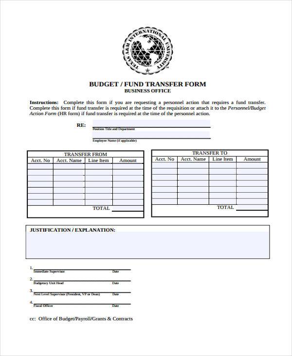 FREE 49+ Budget Forms in PDF | MS Word | Excel
