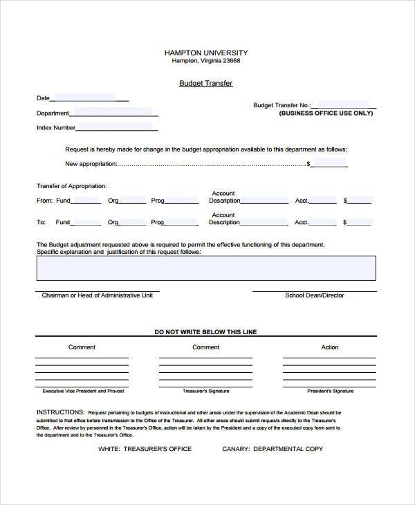 FREE 49+ Budget Forms in PDF | MS Word | Excel