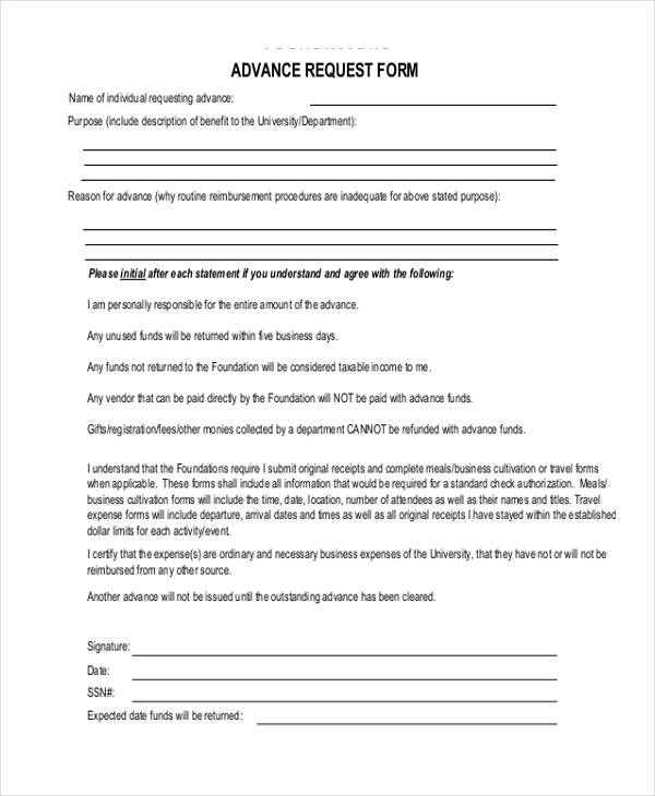 FREE 12+ Sample Business Request Forms in PDF | MS Word | Excel