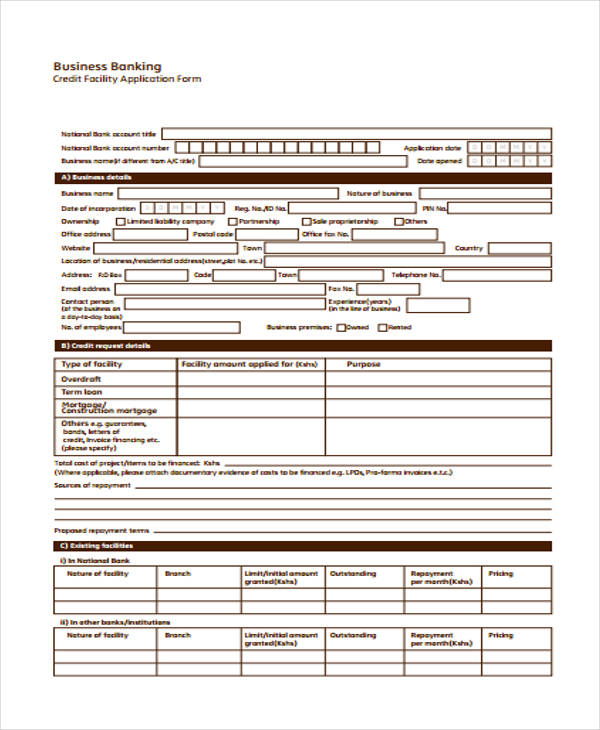 FREE 17+ Credit Application Forms in PDF | Excel | MS Word