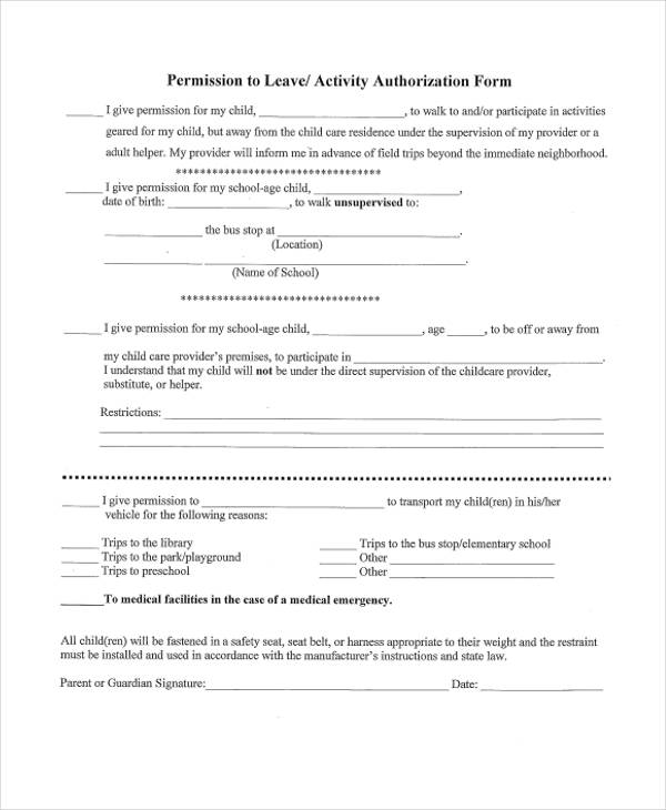 FREE 10+ Leave Authorization Forms in PDF | MS Word