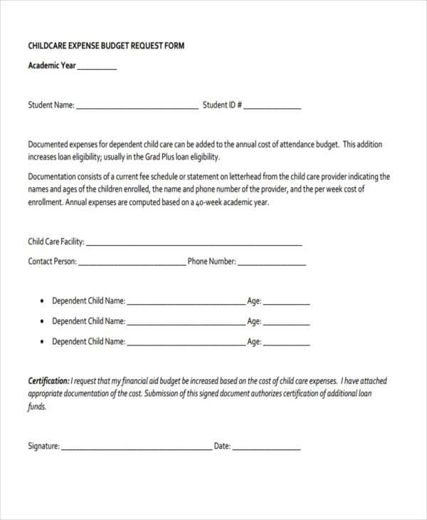 FREE 46+ Budget Forms in PDF | MS Word | Excel