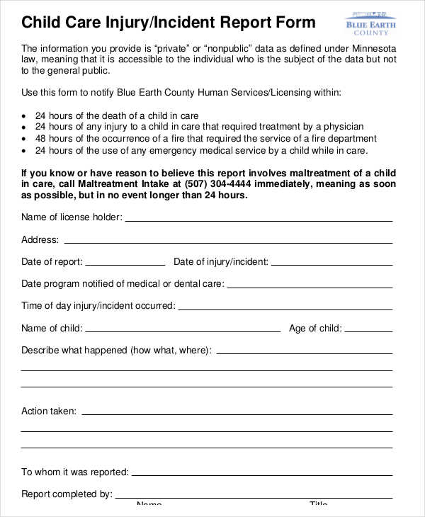 FREE 37 Incident Report Forms In PDF MS Word Excel