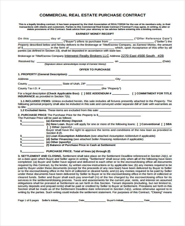 FREE 24+ Purchase Agreement Forms in PDF | MS Word