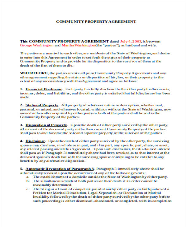 FREE 11+ Sample Property Agreement Forms in PDF | MS Word