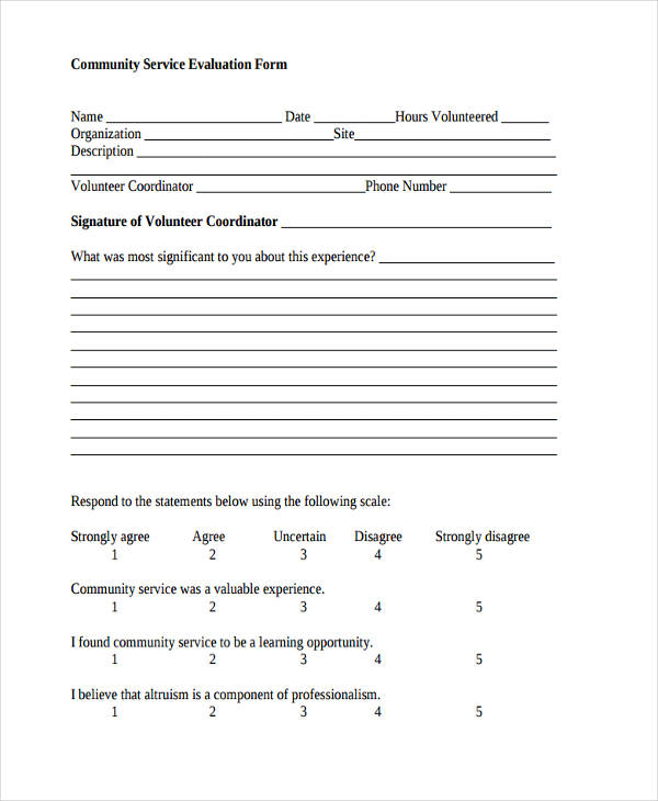 FREE 31+ Sample Service Forms in PDF | MS Word | Excel