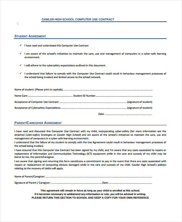 FREE 29+ Sample Contract Agreement Forms in PDF | MS Word