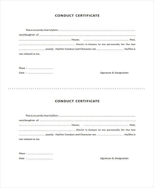 FREE 45+ Certificate Form Samples, PDF, MS Word, Google Docs